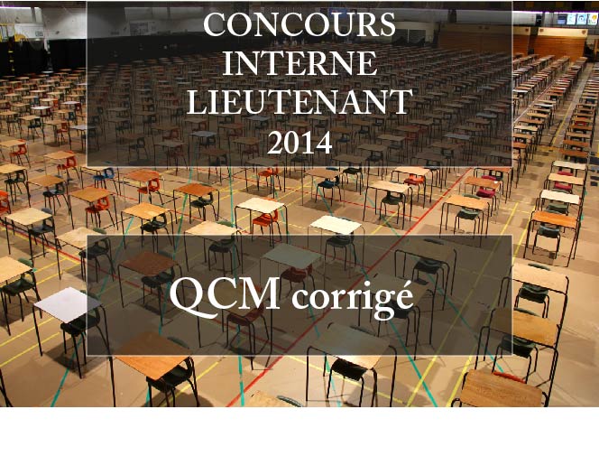 concours interne 2014 - Info Pompiers