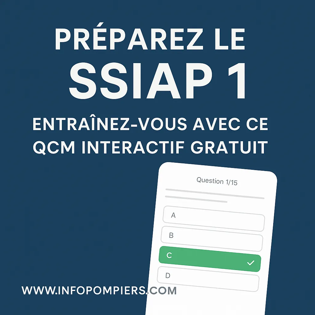QCM SSIAP1 : entraînez-vous sur les ERP - Info Pompiers
