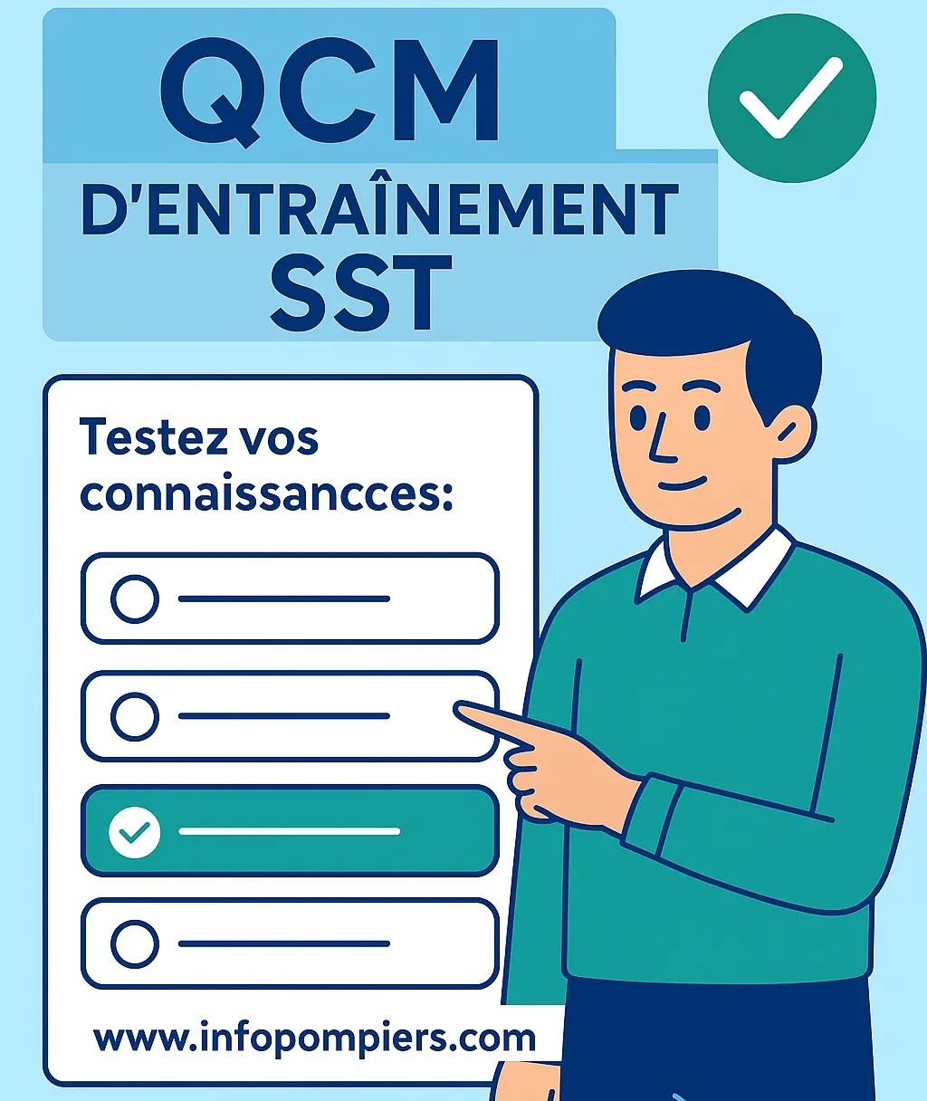 QCM SST - sauveteur-secouriste du travail - Info Pompiers